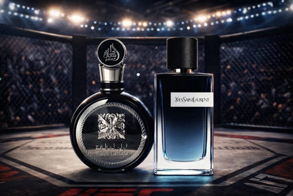 Lattafa Fakhar vs. Perfumes de Grife: Ele é realmente um “dupe” à altura?